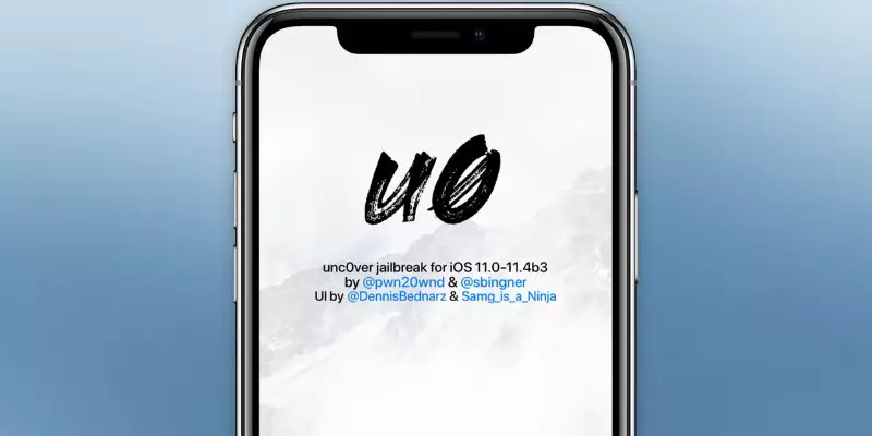 A barga yantad da ba tare da UP0ver don iOS 11.x