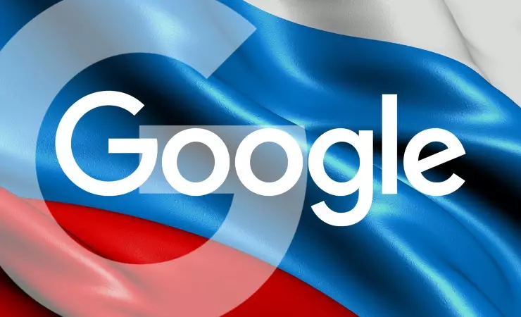 Google neem weg van die Russiese webwerf