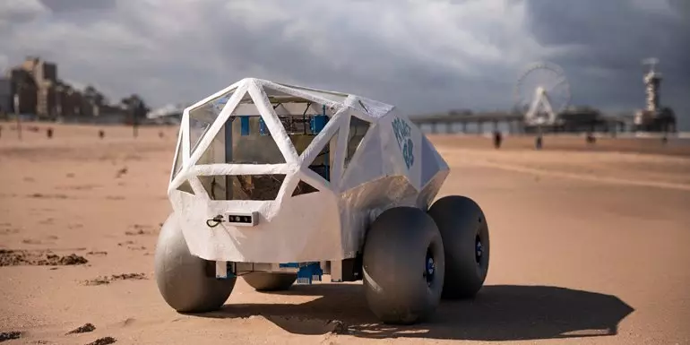 Εμφανίστηκε ένας Rover Beachbot με τεχνητή νοημοσύνη. Ξέρει πώς να συλλέξει τα σκουπίδια στις παραλίες