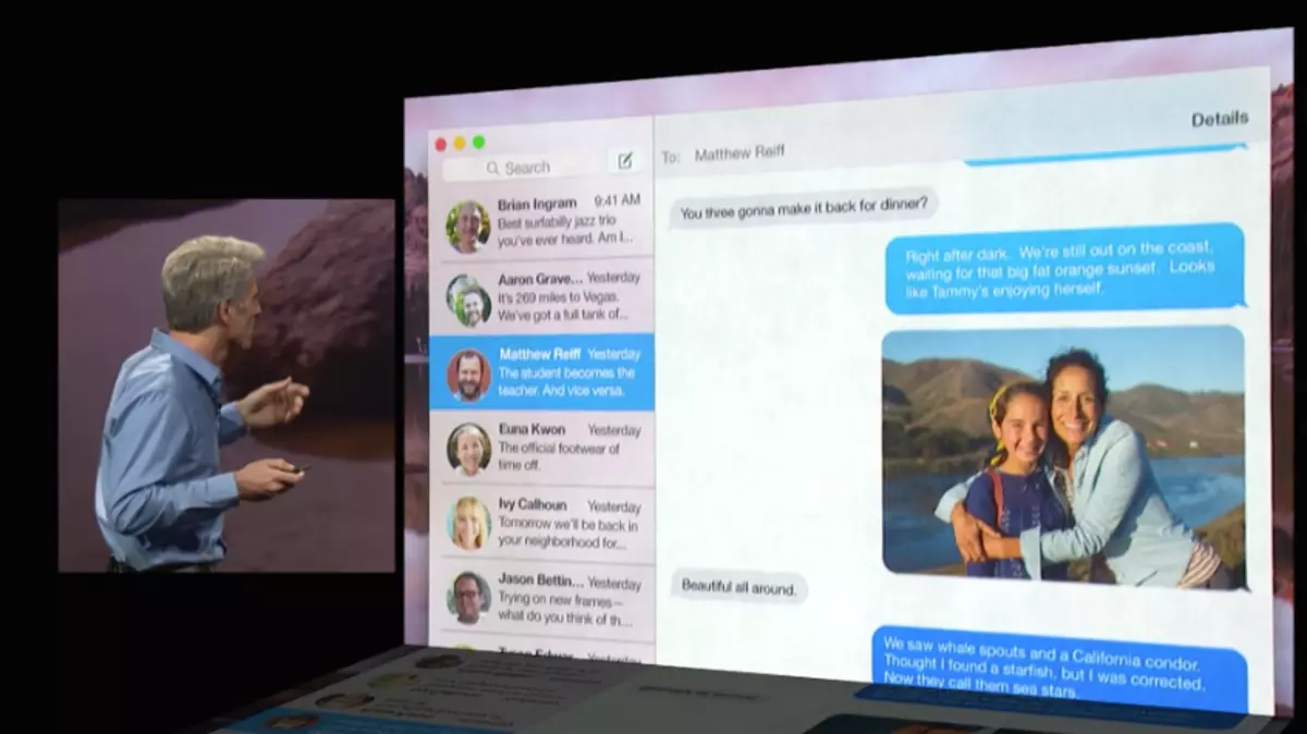 Apple прадставіла OS X Yosemite