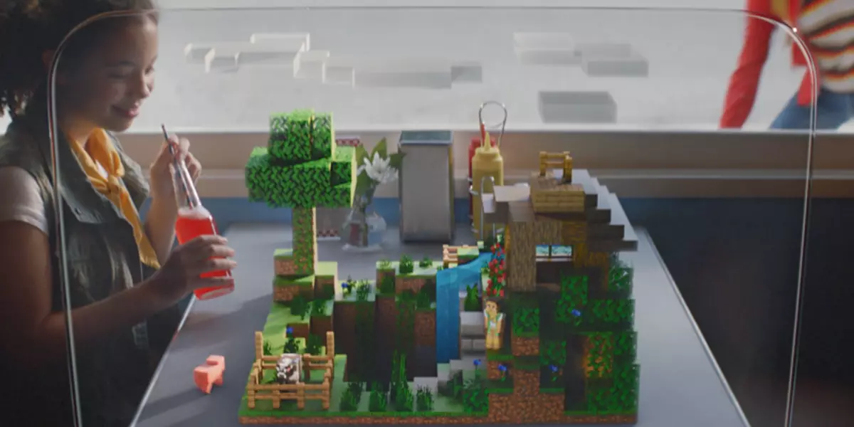 الاختبار العام AR-Game Minecraft Earth