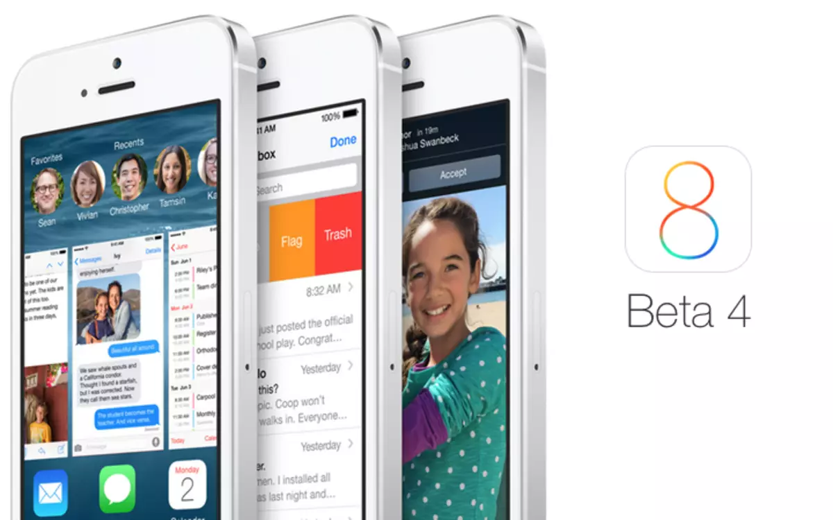 ប្រព័ន្ធប្រតិបត្តិការ iOS 8 beta 4