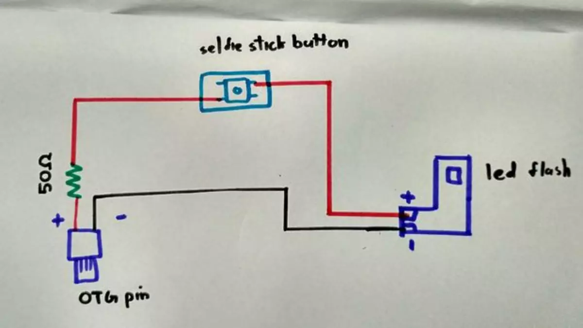 Bir smartfon ön kamerası üçün bir flash necə etmək olar 7363_2