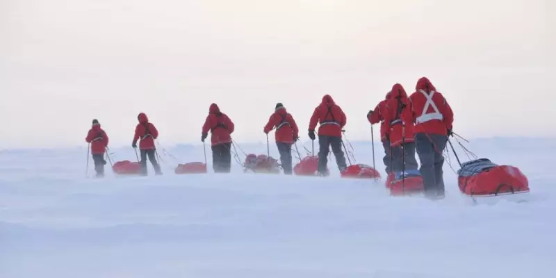 Panasonic bärbara datorer tog på expeditionen på norra polen