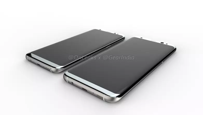 Samsung Galaxy S8 e Galaxy S8 Plus Renders com base em vazamentos