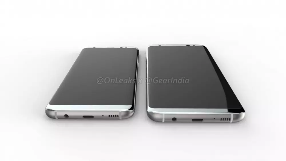 Samsung Galaxy S8 dan Galaxy S8 Plus Renders berdasarkan kebocoran 784_2