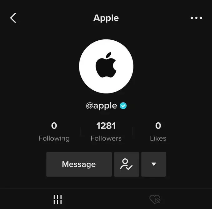 Apple di Tiktok.