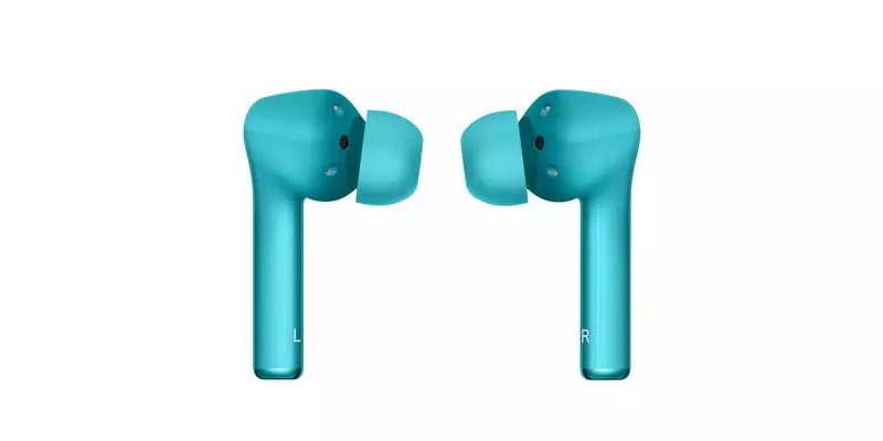 Wubahe Magic Earlobuds Headphone Yagaragaye Muburusiya muri Turquoise 9636_2