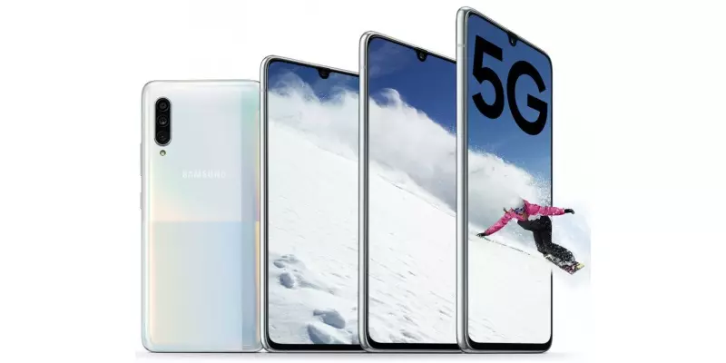 Samsung Galaxy A90 5G - preiswert Smartphone mat Ënnerstëtzung fir déi fënneften Generatiounsnetzwierker